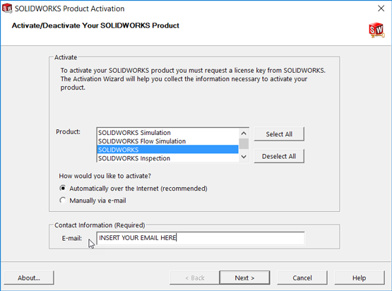 How to Change a SOLIDWORKS Stand-Alone Serial Number